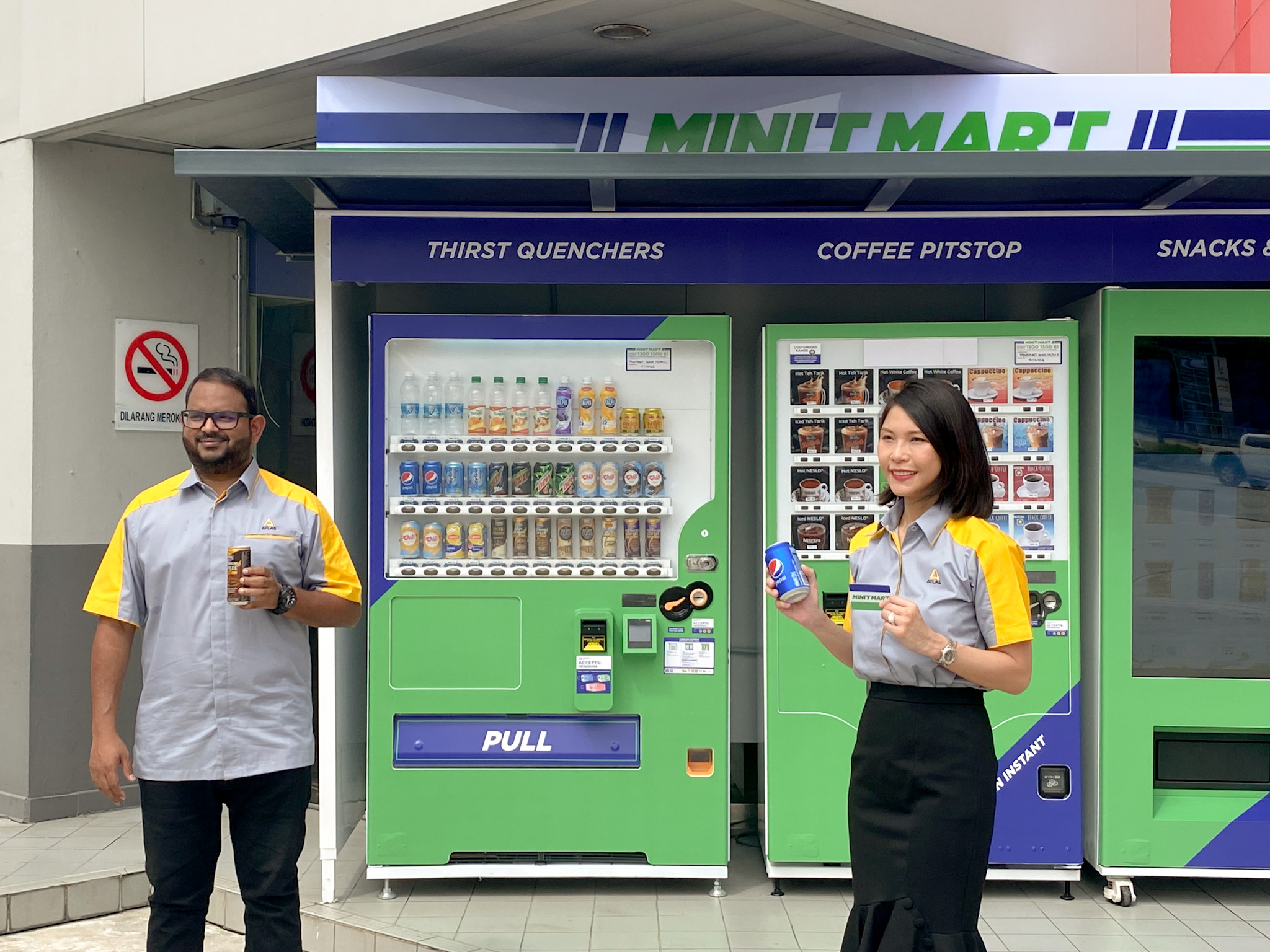 ATLAS Vending Perkenalkan Minit Mart – Mesin Runcit Automatik Di 3 ...