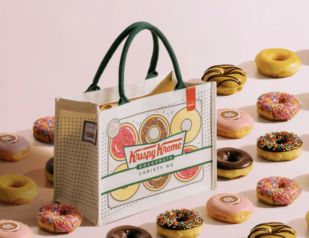 Krispy Kreme X Christy Ng Hadir Dengan Beg Tote Gaya Retro – Tajria