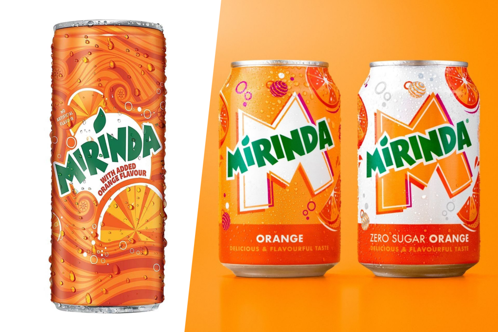 Sudahkah Anda Melihat Rupa Dan Rekaan Logo Baharu Pada Tin Minuman Mirinda? – Tajria
