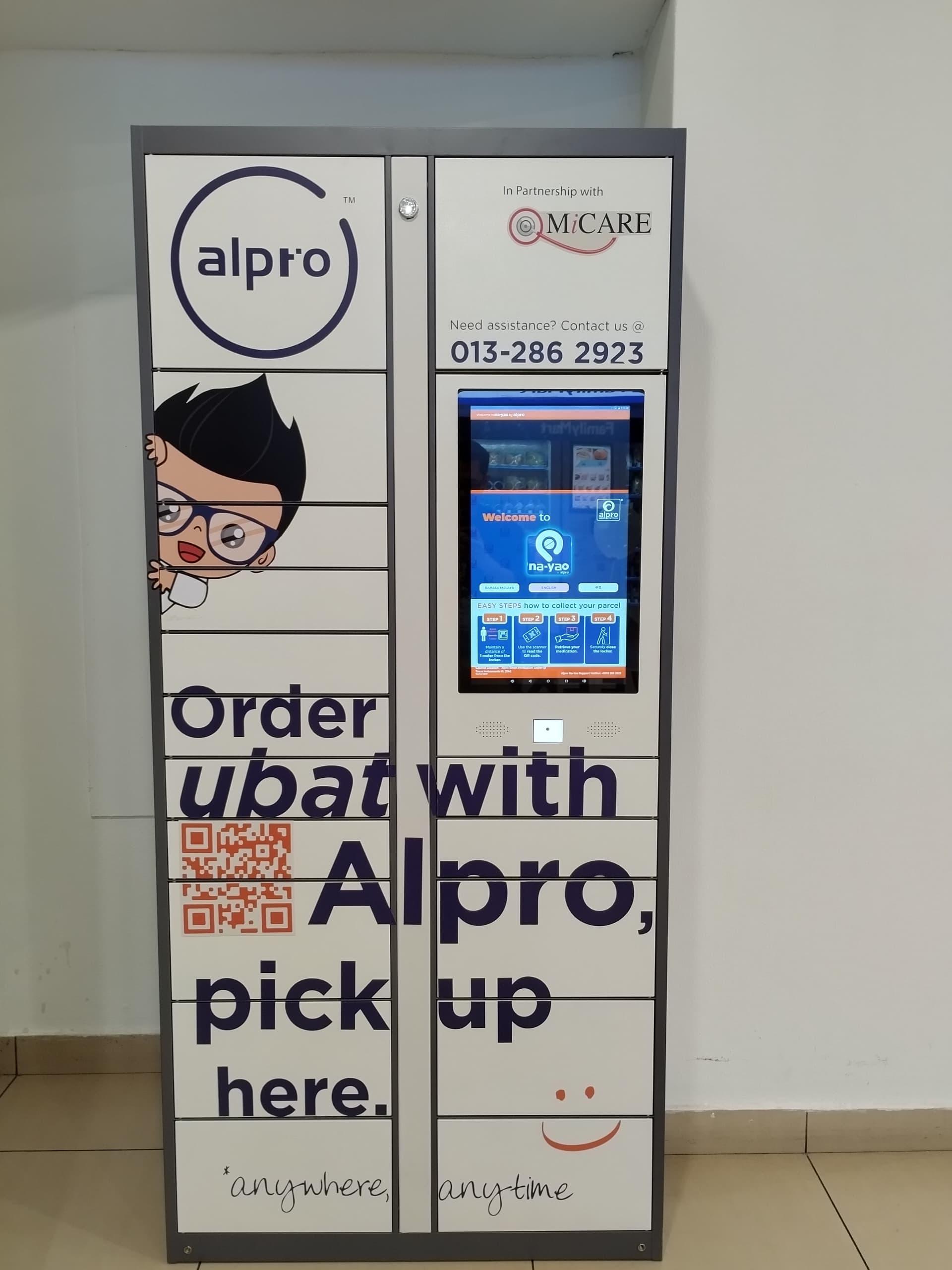 Alpro Pharmacy Melancarkan Na-Yao – Lokar Ubat-Ubatan Pintar Pertama ...