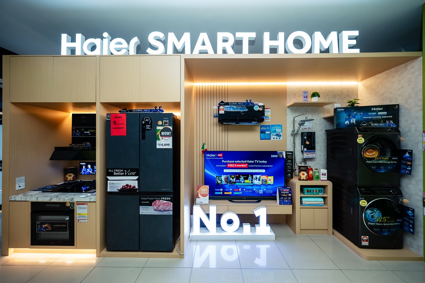 Haier Malaysia Memperlihatkan Kedai Dengan Konsep Rumah Pintar Di Melawati Mall – Kolaborasi ...