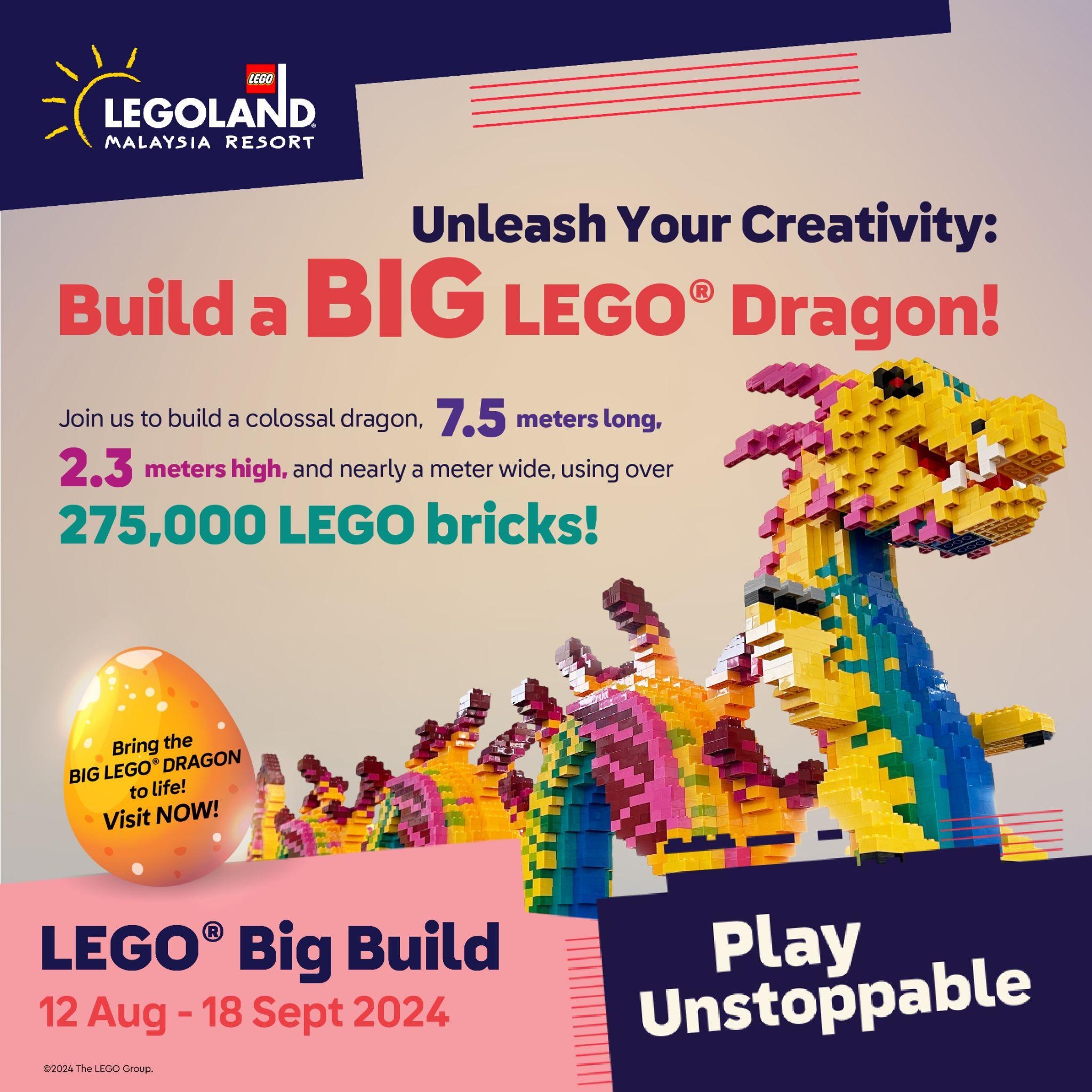 LEGOLAND Malaysia Mencabar Pengunjung Untuk Bina Sebuah Naga ...