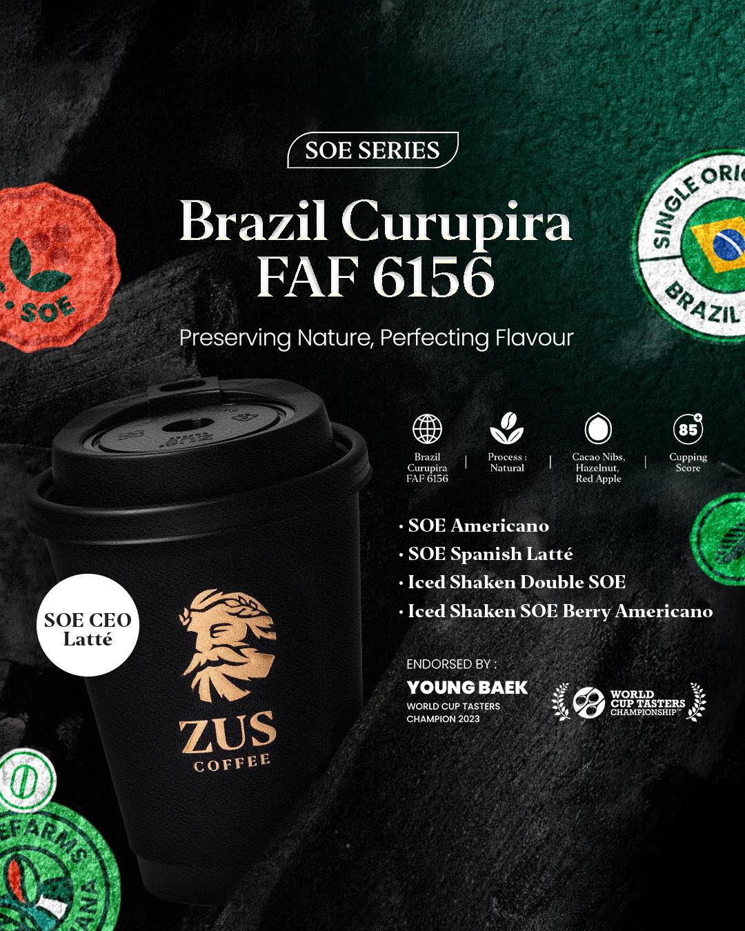 ZUS Coffee Memperkenalkan Biji Kopi Baharu Untuk Siri SOE, Biji Kopi ...