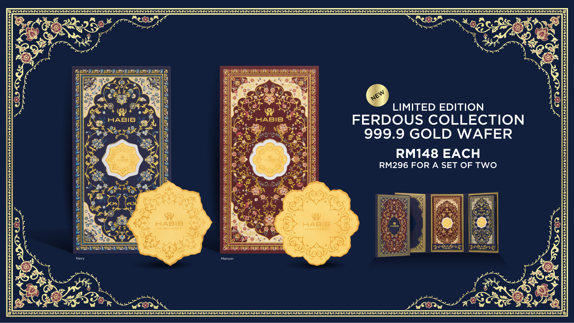 HABIB Memperkenalkan Ferdous 999.9 – Koleksi Wafer Emas Yang Menyatukan ...